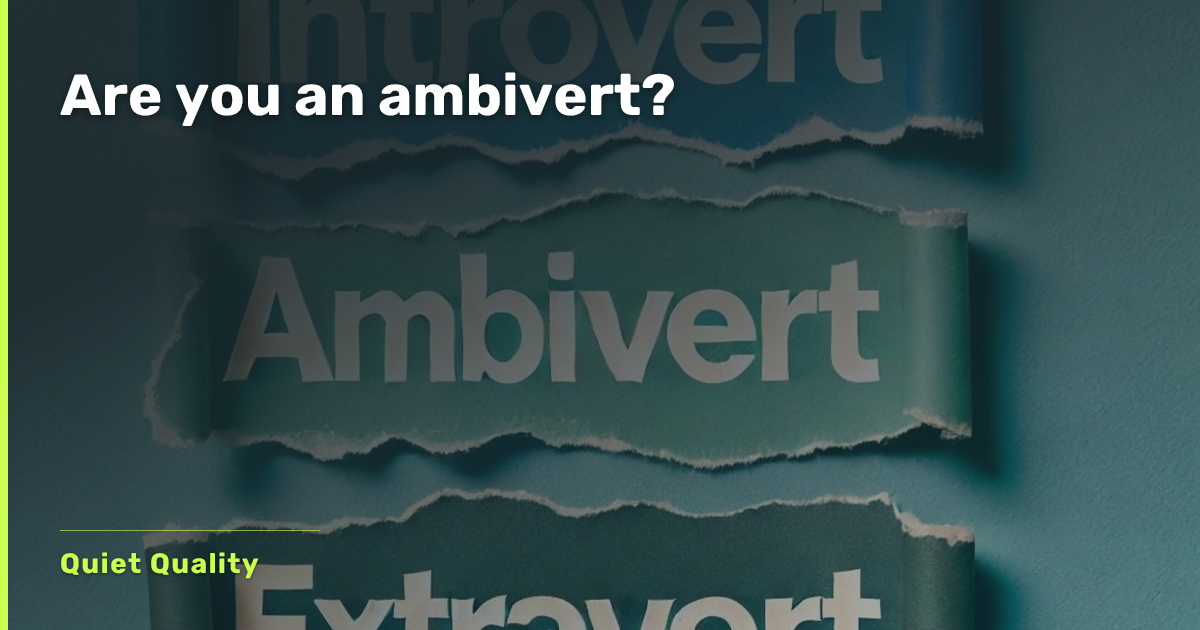 Are you an ambivert?